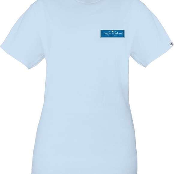 Simply Southern | Tops | Nwt Simply Southern Blue Seashell Turtle ...